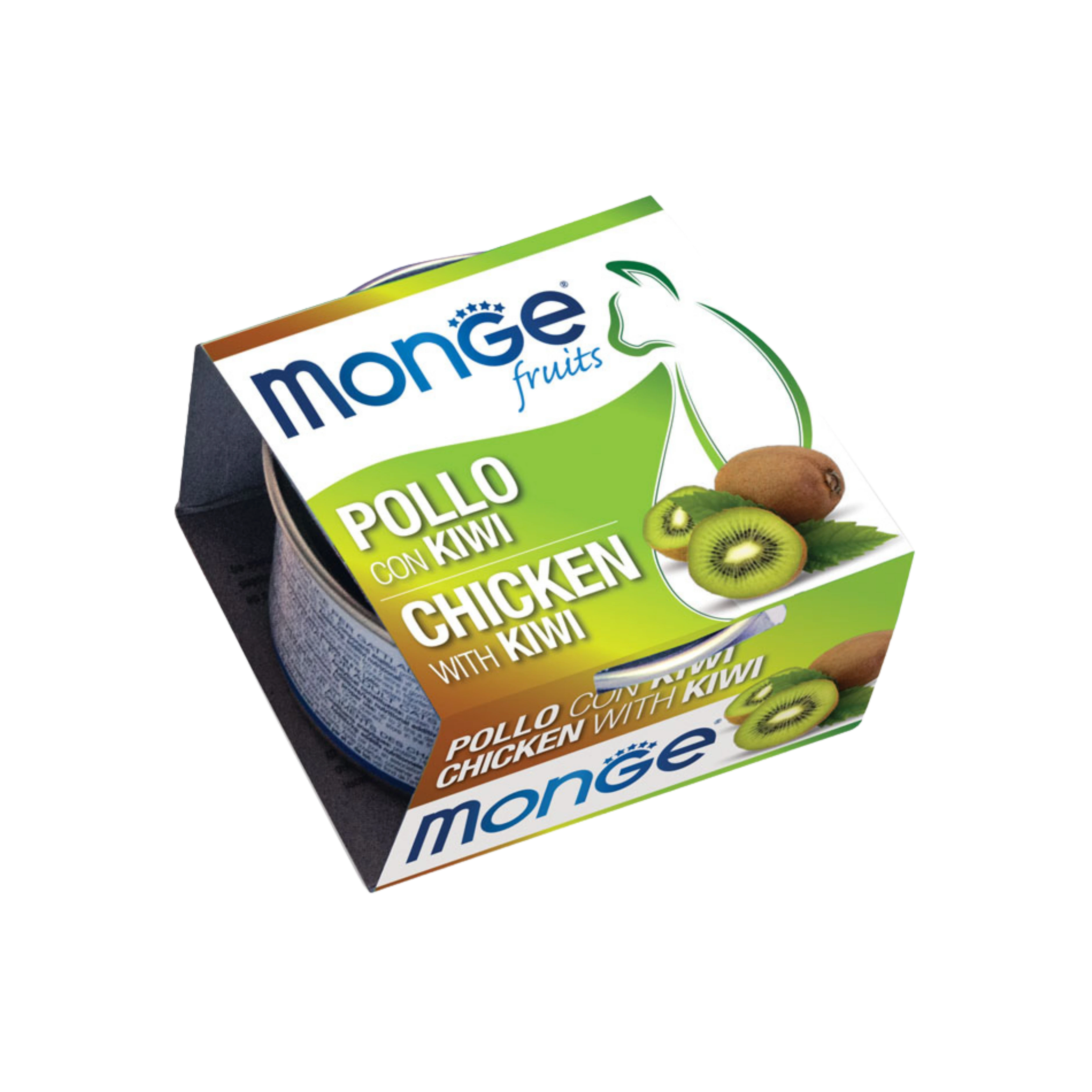 Monge Fruit Gatto Pollo e Kiwi 80g (12pz) – Sarda Zootecnica